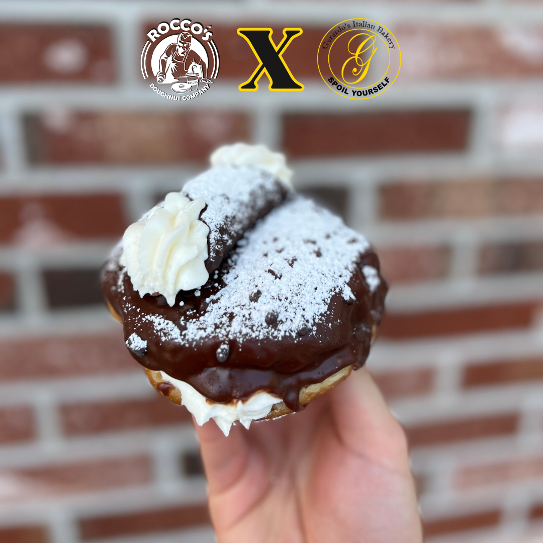Gerardo's X Rocco's Chocolate Cannoli Doughnut June 15th | Rocco's ...